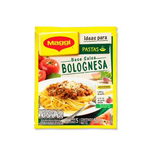 Sobre de Base de salsa bologñesa Maggi (rinde 5 porciones) • Angelicas ...