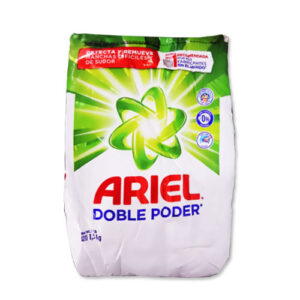 Jabón en polvo para lavar Ariel doble poder (450gr) • Angelicas Market